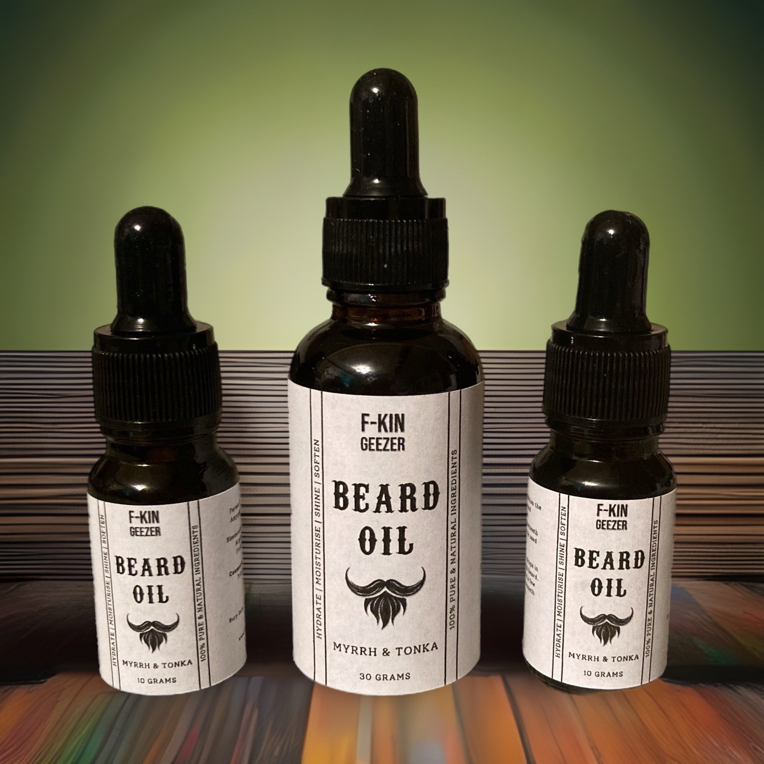 Myrrh & Tonka Beard Oil – Scent with Profanity